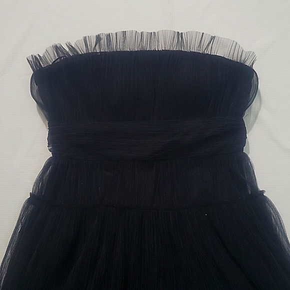Crystal Sky | Dresses | Crystal Sky Black Tulle Strapless Cocktail Dress Nwt | Poshmark
